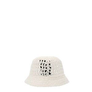 Prada | Accessories | Prada Raffia Logo Bucket Hat | Poshmark